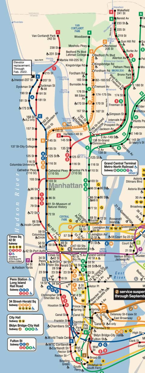 Mapa de Manhattan: toda la info sobre este distrito de NYC